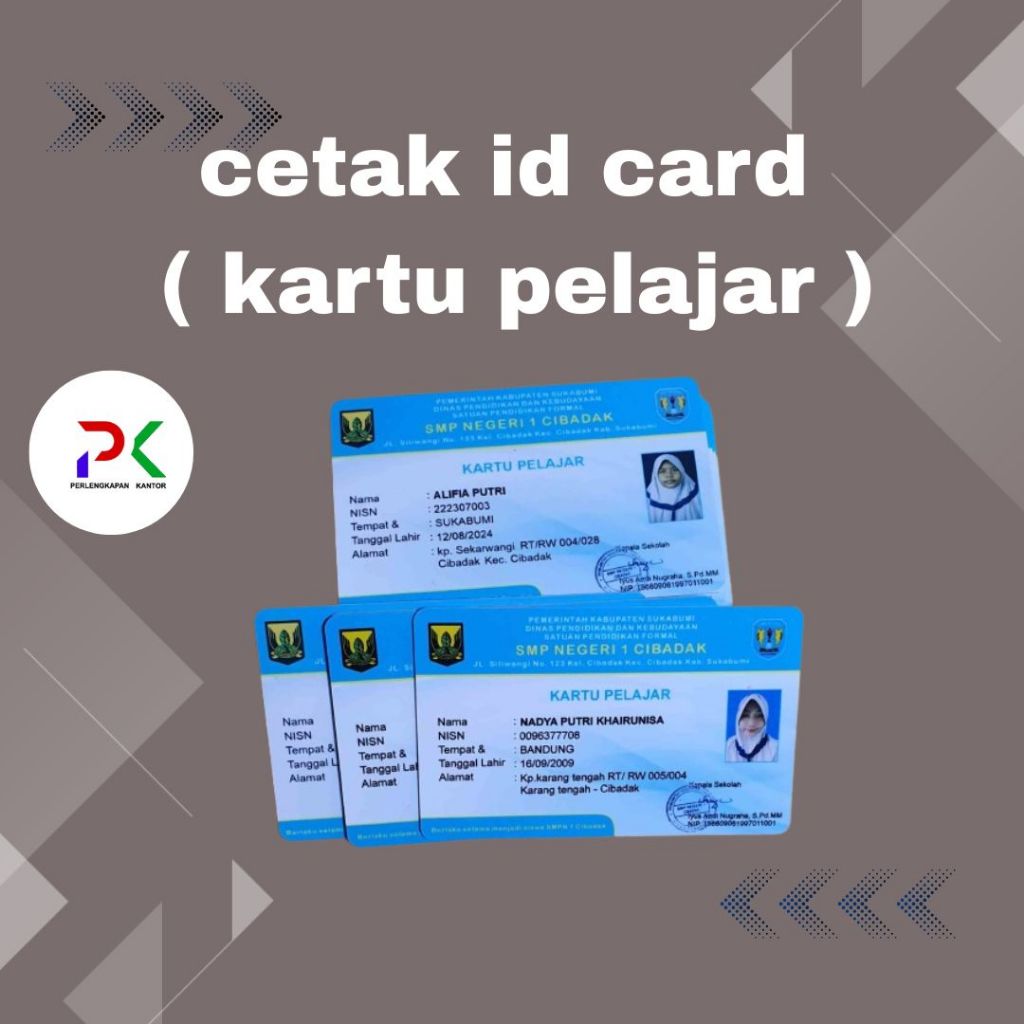 Jual CETAK ID CARD / KARTU VISITOR / MEMBER CARD / KARTU PEGAWAI ...