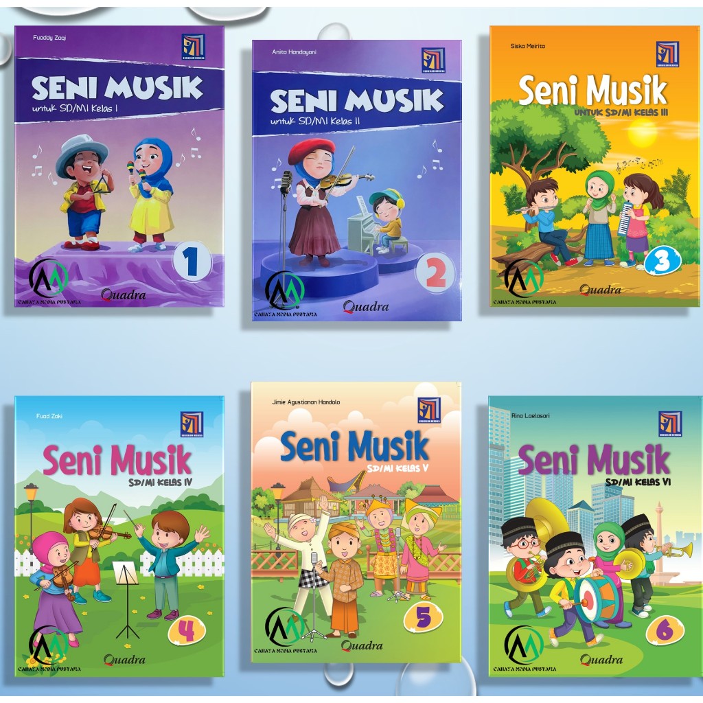 Jual [Penerbit Quadra] Seni Musik kelas 1,2,3,4,5,6, kurikulum merdeka | Shopee Indonesia