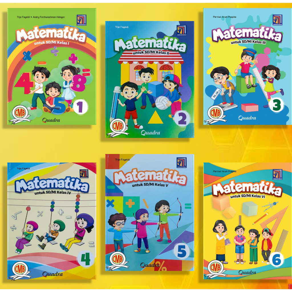 Jual [Penerbit Quadra] Matematika kelas 1, 2, 3, 4, 5 & 6 Kurikulum merdeka | Shopee Indonesia
