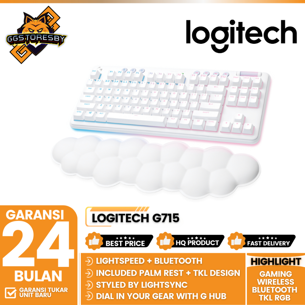 Jual Logitech G715 Keyboard Gaming Wireless Bluetooth Tkl Rgb | Shopee ...