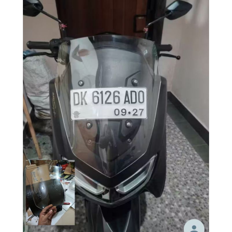 Jual windshield nmax new v1 akrilik bening 3 Mili standar visor nmax ...