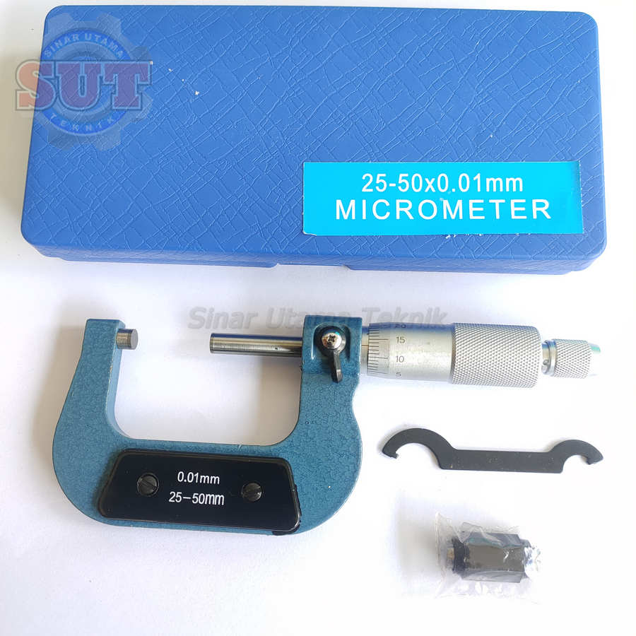 Jual Micrometer 25-50 mm Alat Ukur Luar Manual / Mikrometer Luar ...