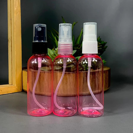 Jual Botol Spray 60 Ml Pink / Botol Spray 60 Ml - Spray Neck 18 / Botol ...