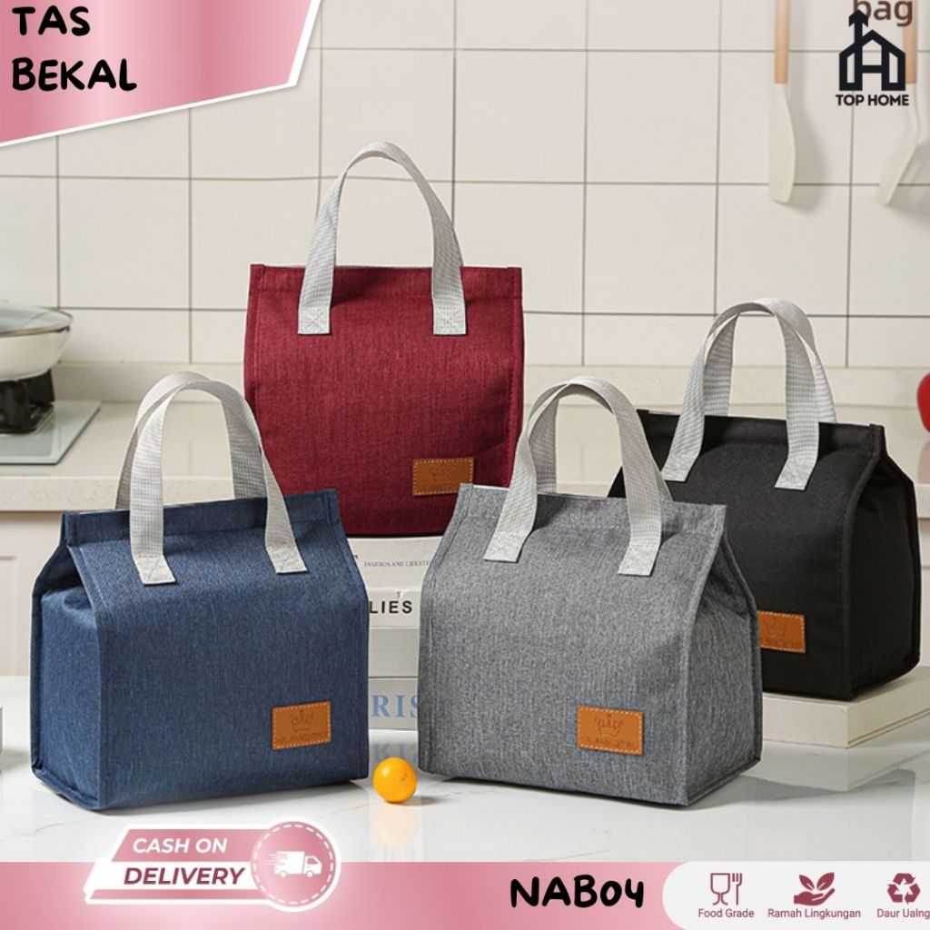 Jual Lunch Cooler Bag Box Makanan Alumunium Kotak Makan Anak / Tas ...