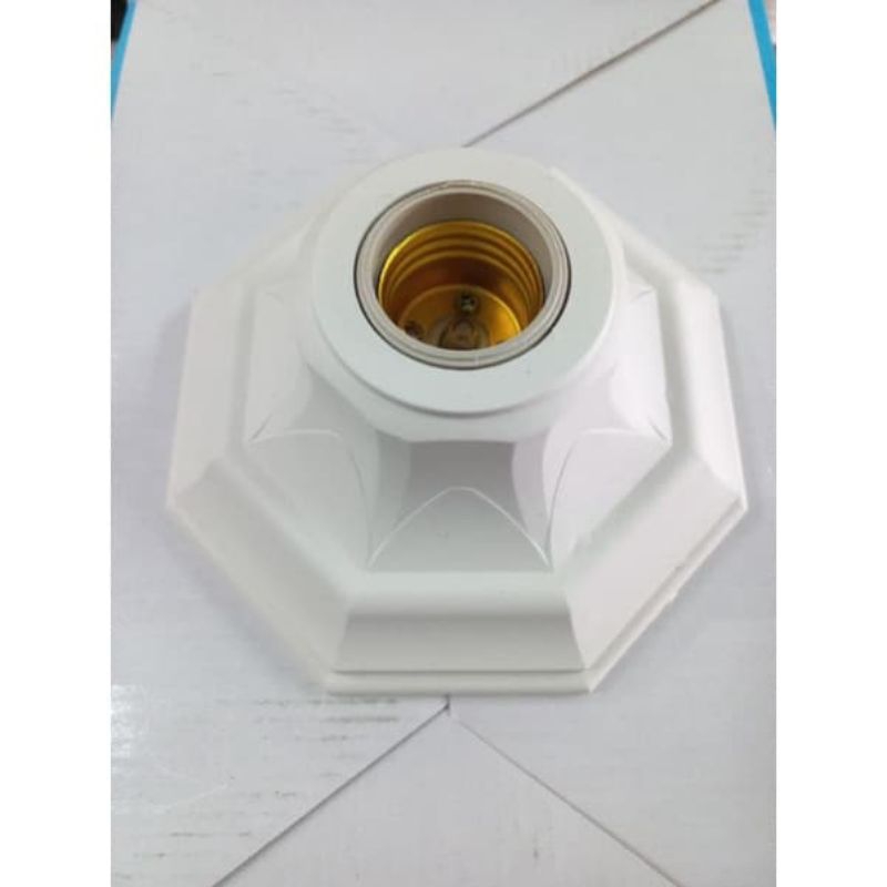 Jual FITTING LAMPU PLAFON FITTING TEMPEL LUX SEGI 8 | Shopee Indonesia