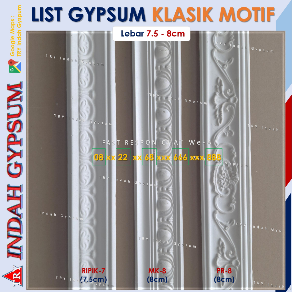 Jual List Gypsum Terlengkap & Harga Terbaru Mei 2026 | Shopee Indonesia