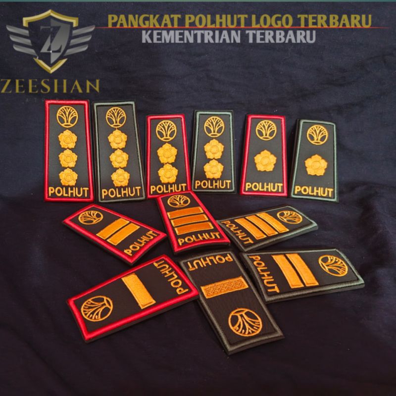 Jual PANGKAT POLHUT LOGO KEMENTRIAN TERBARU || SESUAI REGULASI KLHK ...