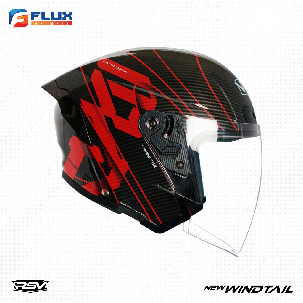 Jual [ORIGINAL RSV] Helm RSV New Windtail Carbon Culture Graphic - Helm ...