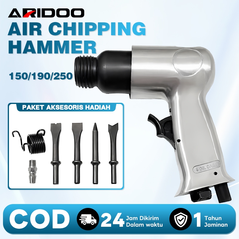 Jual ARIDOO Palu Pahat Pneumatik Air Hammer Chisel Gun 150mm 190mm ...