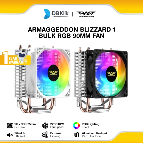 Jual Armaggeddon Blizzard 1 Bulk RGB CPU Cooler | Shopee Indonesia