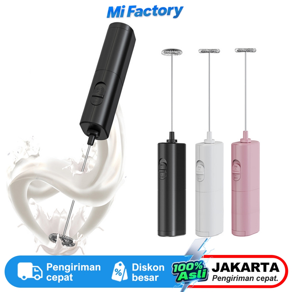 Jual Cliton Electric Milk Frother Mixer Makanan Otomatis Pengadukan ...