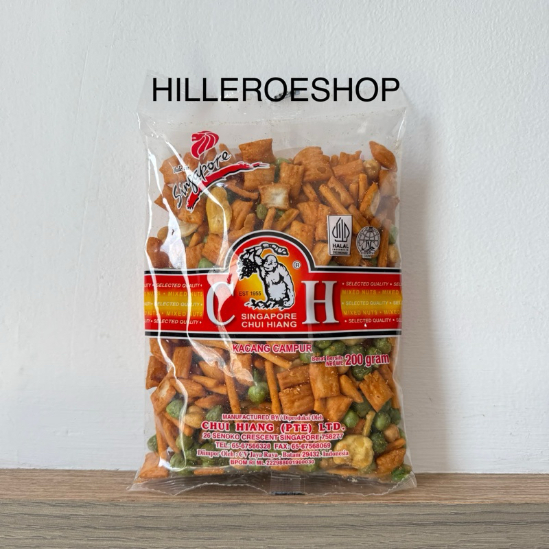 Jual CHUI HIANG KACANG CAMPUR 200GRAM SINGAPORE MIXED NUTS 200GR ...