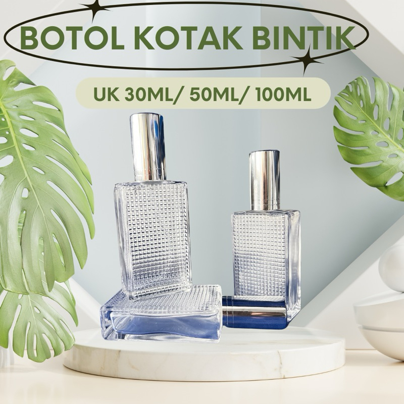 Jual Botol KOTAK BINTIK ukuran 30ml, 50 & 100ml | Shopee Indonesia