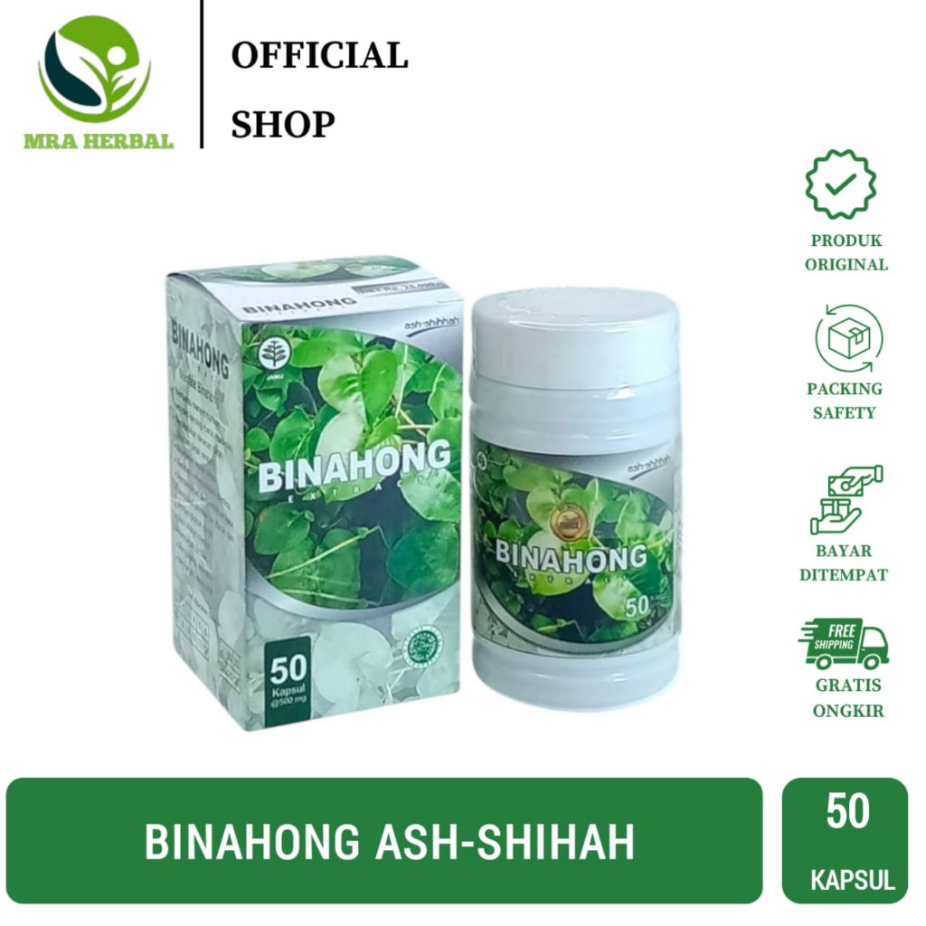 Jual Binahong Ash-Shihah 50 Kapsul | Ekstrak Daun Binahong Original ...
