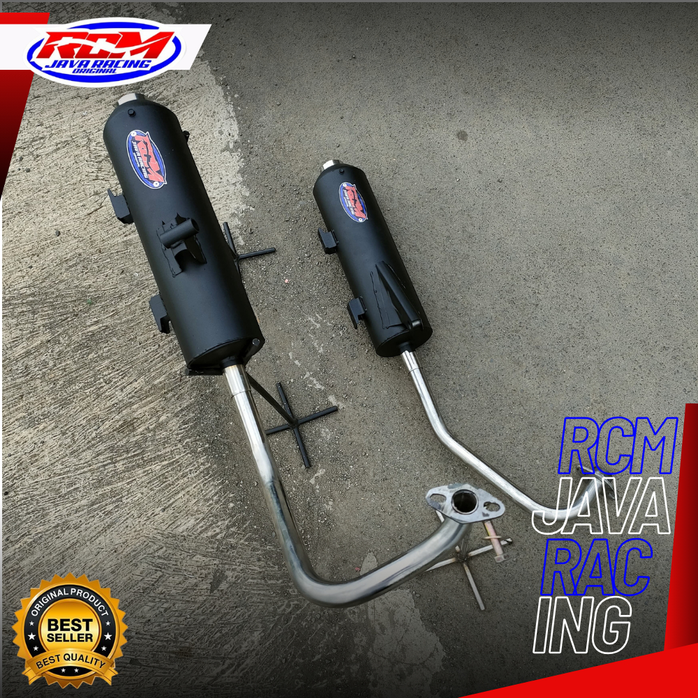 Jual TERMURAH ORIGINAL RCM JAVA RACING knalpot tabung vario beat fi, beat deluxe, scoopy fi, mio ...