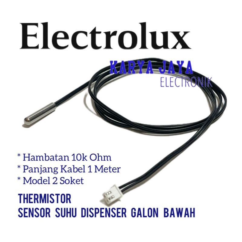 Jual THERMISTOR - Termis Sensor Suhu Dingin Dispenser Electrolux Galon ...