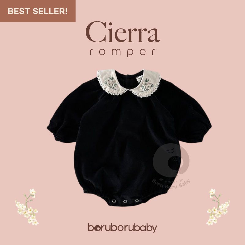 Jual Black Cierra Baby Girl Romper - Baju Dress Bayi Hitam - Baju Anak ...