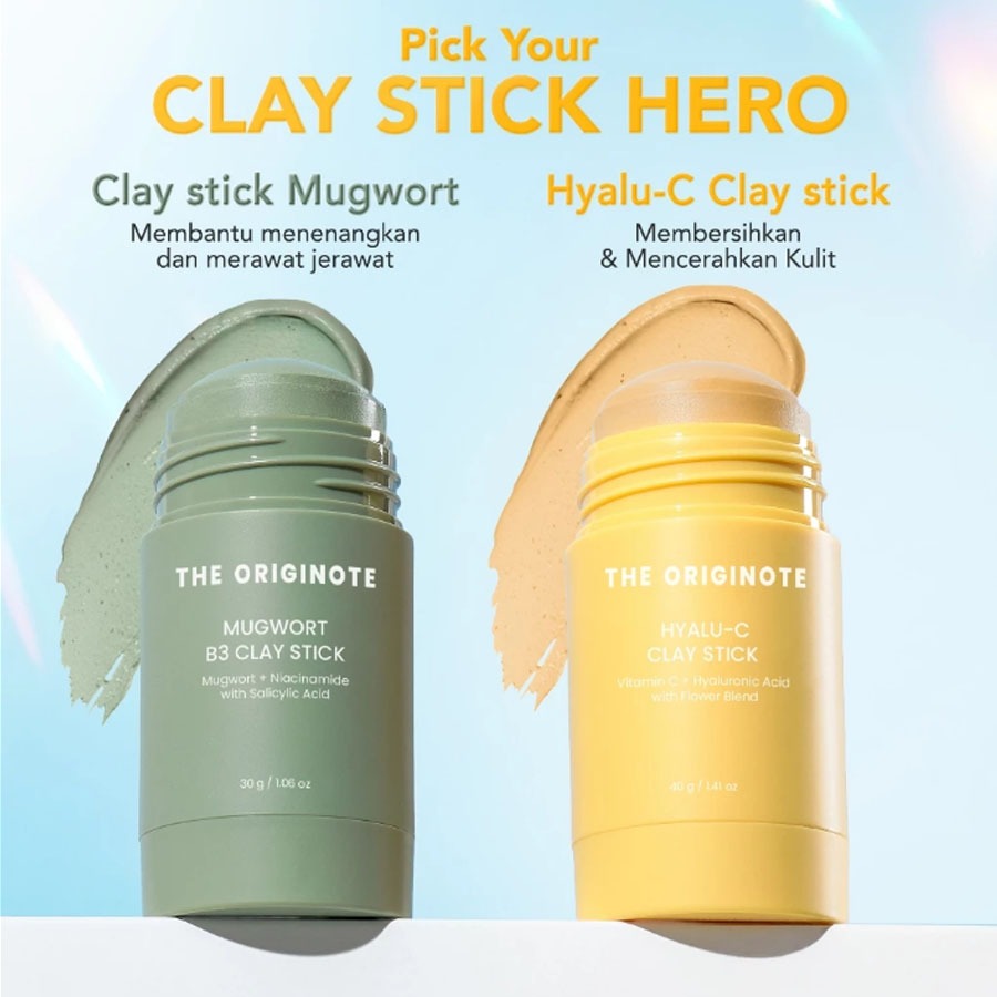 Jual The Originote c B3 -Clay Stick Mask - Masker Wajah Mugwort Acne ...