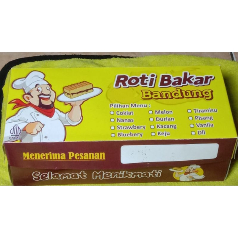 Jual Dus roti bakar #wadah roti bakar#kemasan roti bakar 1 pack isi 50 ...