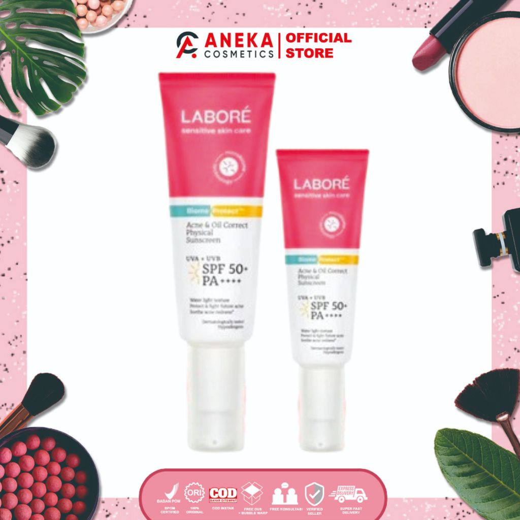 Jual LABORE Acne & Oil Correct Physical Sunscreen SPF50+ PA++++ 40 ml ...