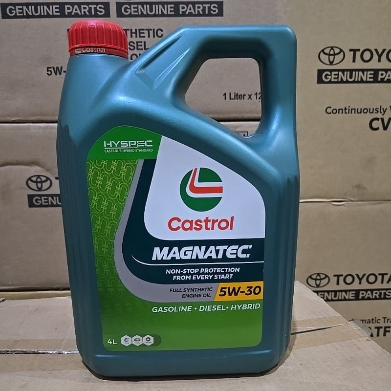 Jual Oli Mesin Castrol Magnatec SAE 5W-30 4 Liter Gasolin Diesel Hybrid ...