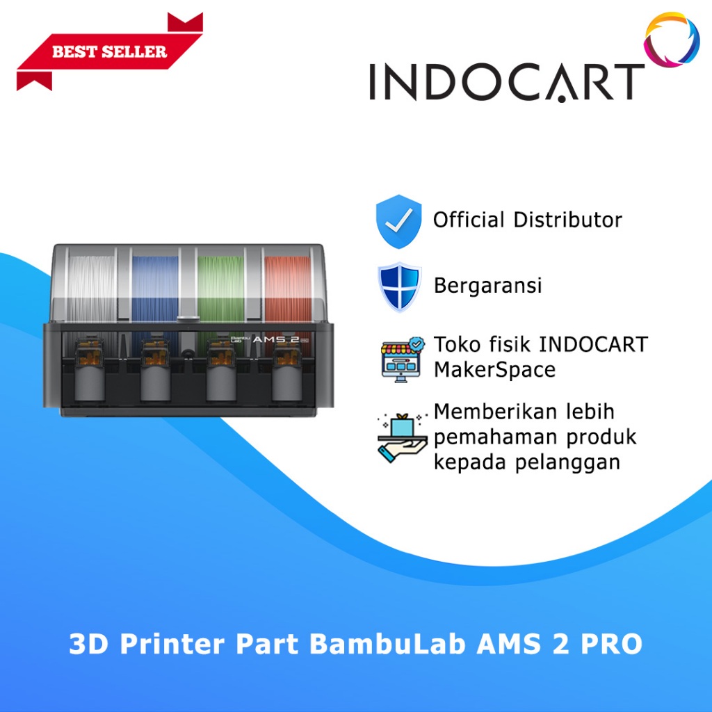 Jual 3D Printer Parts BambuLab AMS 2 PRO Universal AMS Unit for 3D ...