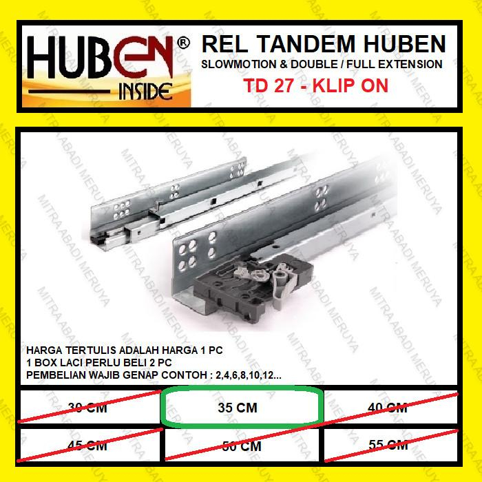 Jual Rel Laci Tandem HUBEN 35 cm Rel Tandem HUBEN TD-27 Klip-ON ...