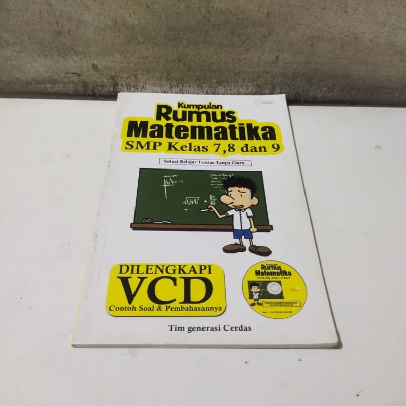 Jual Buku Obral Super Murah - Buku Kumpulan Rumus Matematika SMP Kelas 7, 8 dan 9 | Shopee Indonesia