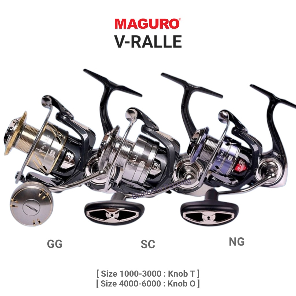 Jual Reel Maguro V-RALLE | Spinning | Power Handle | SW | Anti Masuk Air | Saltwater | Reel ...