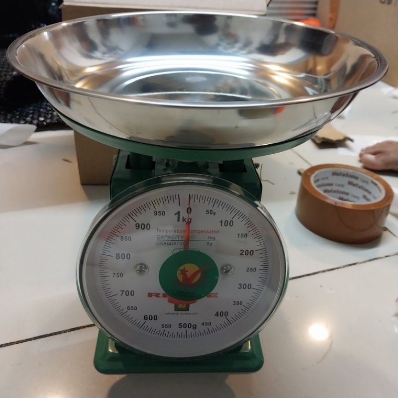 Jual Timbangan Duduk Jarum RENHE 1kg / 5gram | Shopee Indonesia