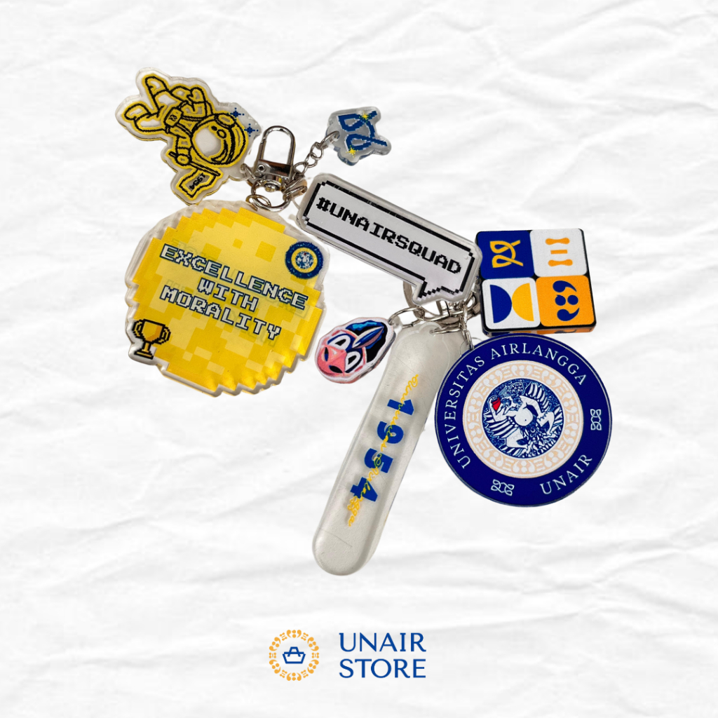 Jual (BEST SELLER) Pop Up Keychain Universitas Airlangga | UNAIR Store ...