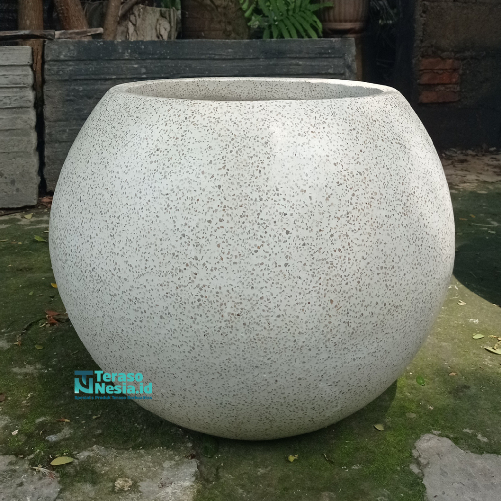 Jual Pot Terazzo type Melon/ Pot Teraso Pot Tanaman Outdoor Indoor ...