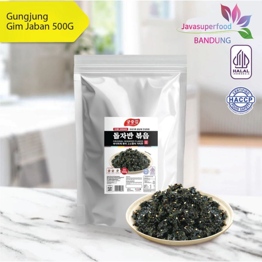 Jual HALAL GUNGJUNG GIM JABAN 500GR / NORI TABUR / RUMPUT LAUT PANGGANG / CRISPY SEAWEED SNACK ...
