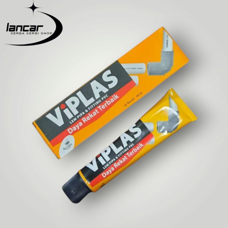 Jual Lem Pipa VIPLAS AVIAN Tube 40gr lem pipa plastik perekat fitting ...