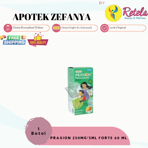 Jual PRAXION 250MG/5ML FORTE 60 ML | Shopee Indonesia