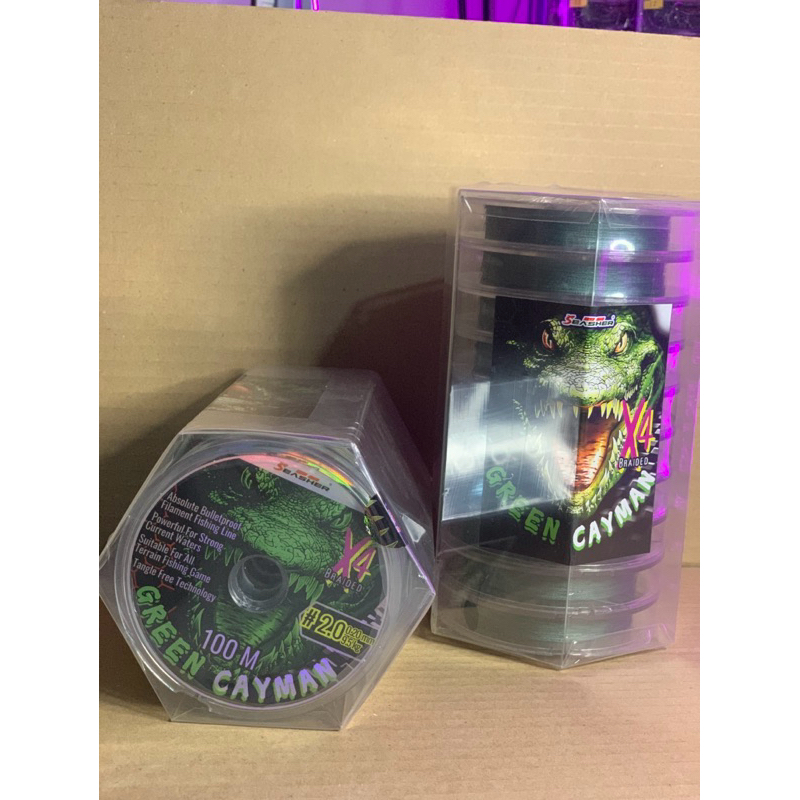 Jual PE SEASHER CAYMA X4 100m GREEN | Shopee Indonesia