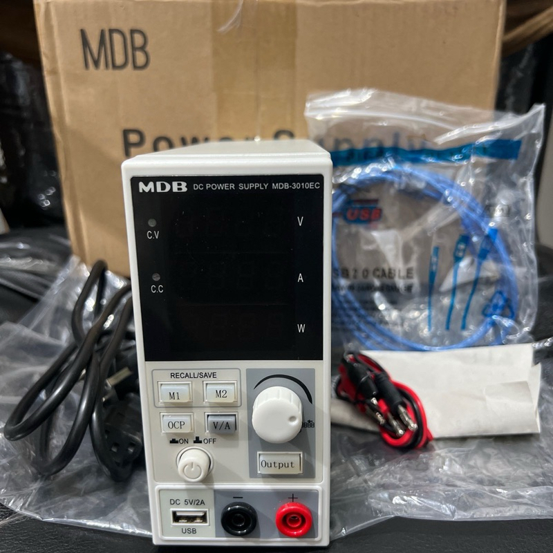 Jual DC Digital Power Supply Variable Adjustable Voltage MDB-3010EC Original | Shopee Indonesia
