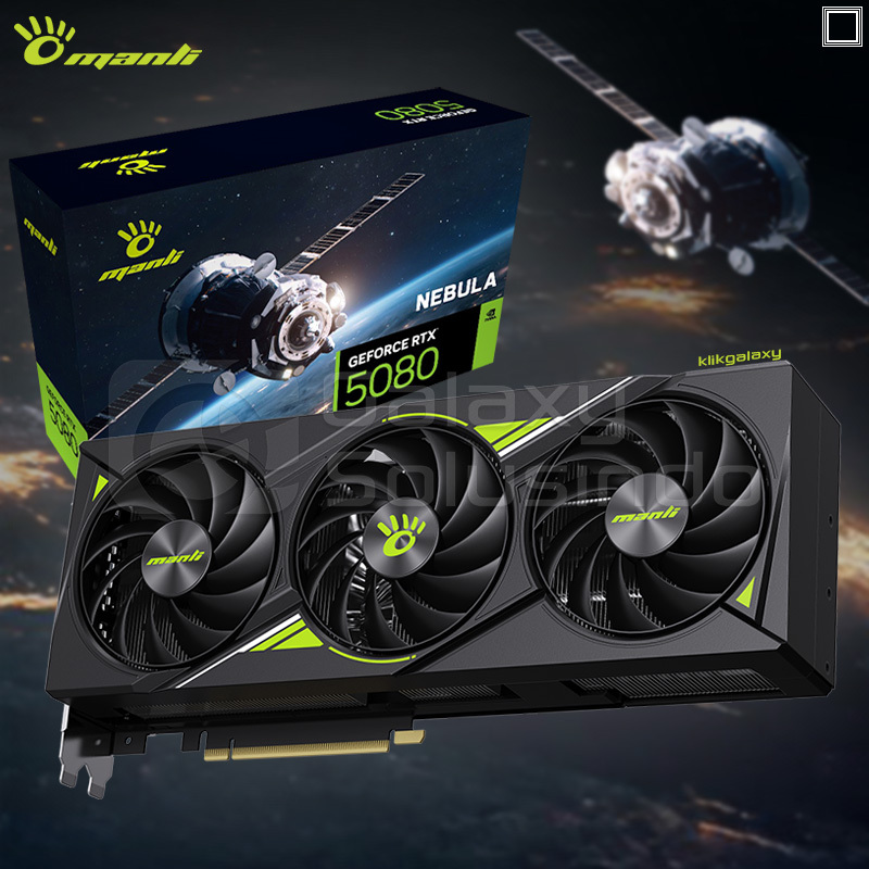 Jual MANLI GeForce RTX 5080 NEBULA 16GB GDDR7 - VGA RTX5080 DDR7 ...