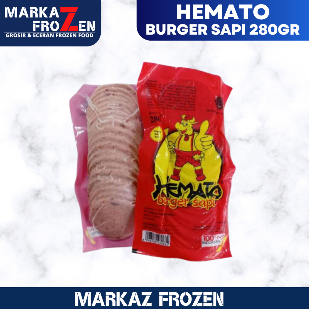 Jual HEMATO BURGER SAPI MINI 280GR | Shopee Indonesia