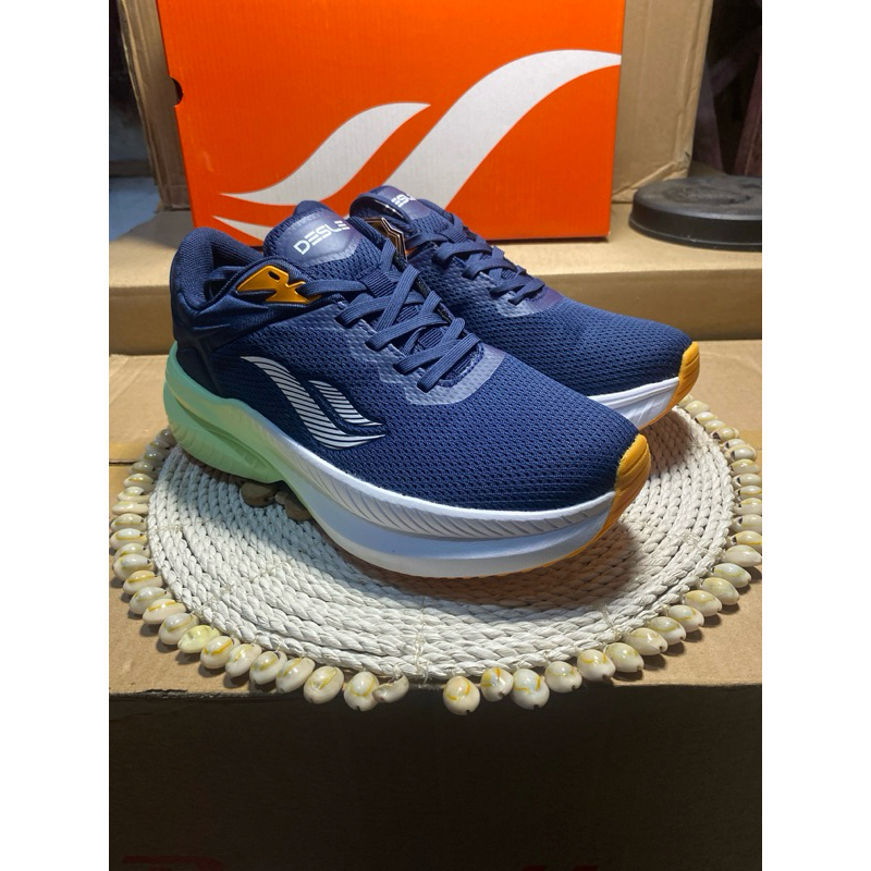 Jual Sepatu Lari - houston by Desle warna birutua hijaumuda | Shopee ...