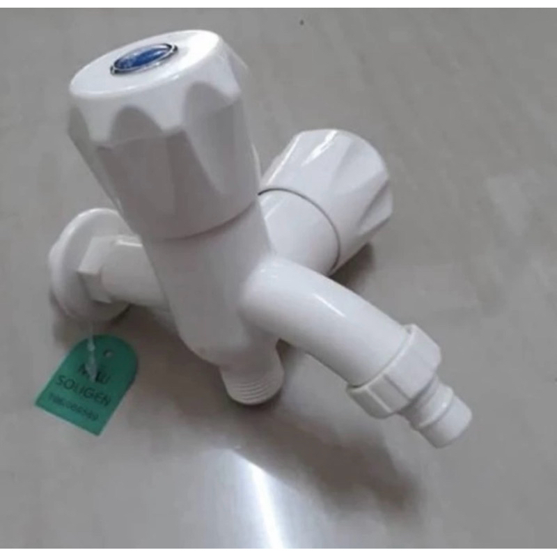 Jual kran cabang soligen pvc 1/2” / kran shower mandi | Shopee Indonesia