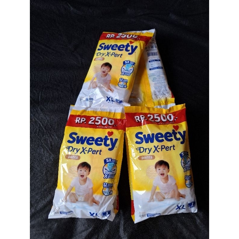 Jual Sweety Dry X Pert S1 M1 L1 XL1 Renceng - Isi 6 sachet | Shopee ...