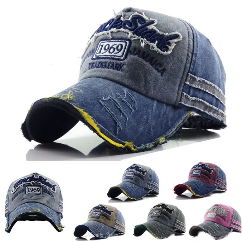 Jual KODE L38L TOPI BASEBALL ROCK SHANK BAHAN KATUN TOPI BISBOL MODEL ...