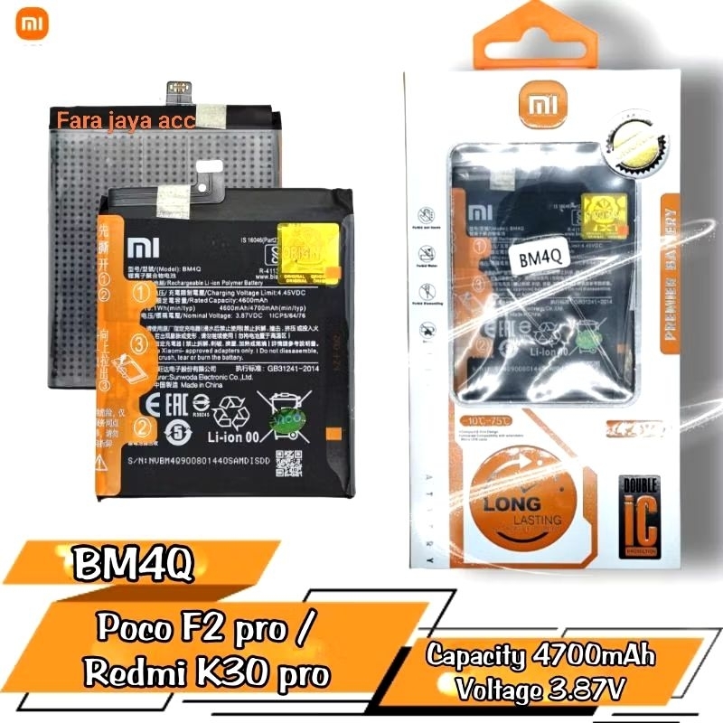 Jual Baterai Xiaomi ORIGINAL BM4Q POCO F2 Pro/Redmi K30 Pro BM4Q ...