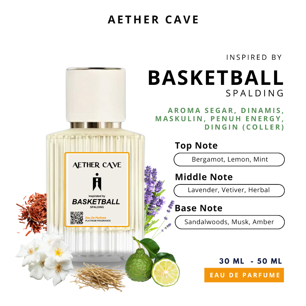Jual 𝗔𝗲𝘁𝗵𝗲𝗿 𝗖𝗮𝘃𝗲 l Parfum 𝗕𝗔𝗦𝗞𝗘𝗧𝗕𝗔𝗟𝗟 by Spalding Inspirated EDP 30ml ...