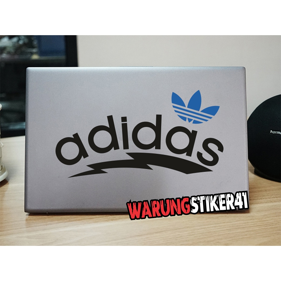 Jual stiker laptop adidas 2 sticker cutting custom keren | Shopee Indonesia