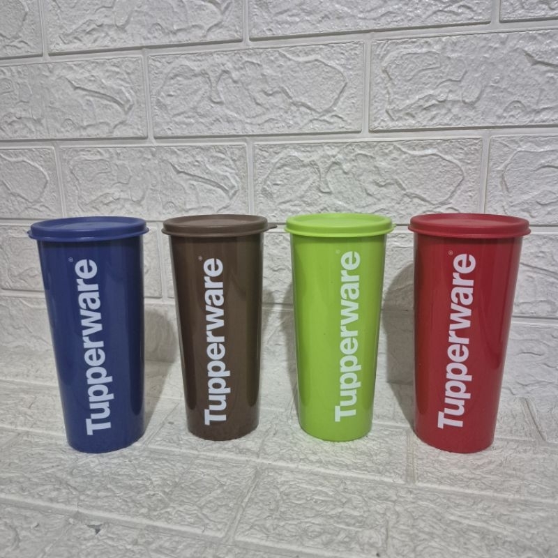 Jual Giant tumbler Tupperware (1pc) tumbler 470ml cat tumbler kedap cairan tumbler tupperware ...