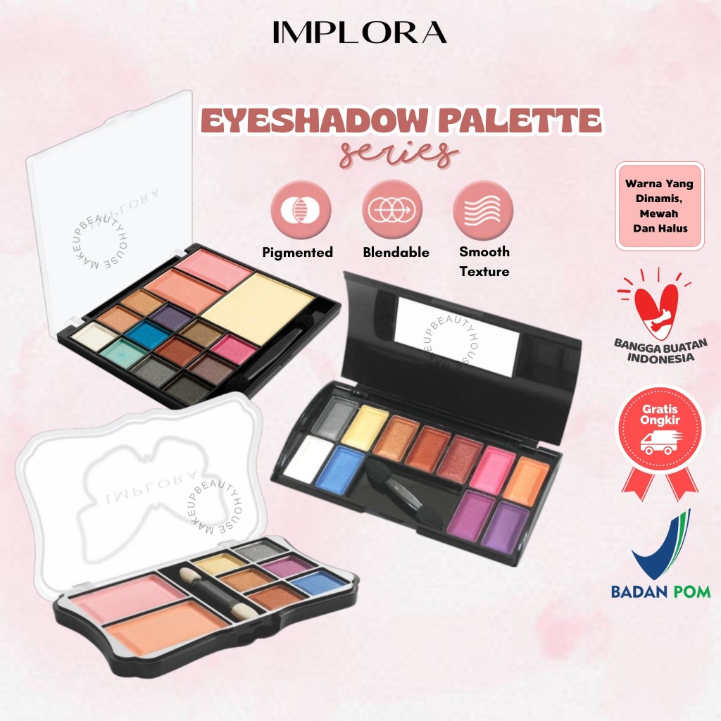 Jual IMPLORA Eyeshadow Palette - Thesmokes (11 Color) | The Brights ...