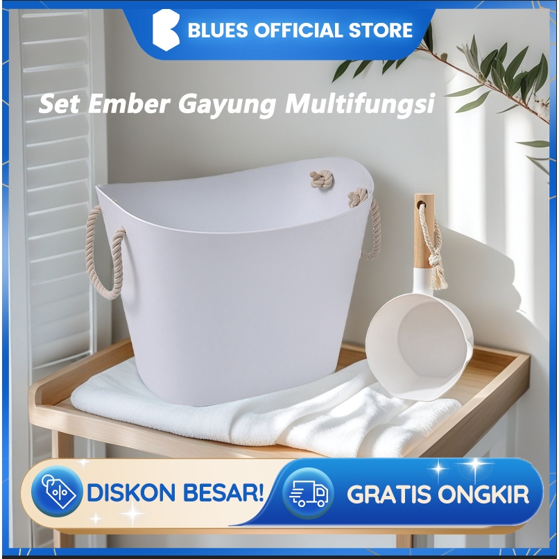 Jual Baskom Gayung Ember Nordic Style Mewah Multifungsi Peralatan Kamar ...