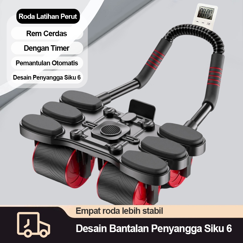 Jual PELPO Ab Wheel / Ab Roller 4in1 / Abdominal Roller 4Roda / Alat ...